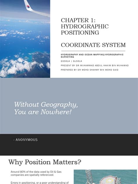 Gss614gls614 Chapter 1b Coordinates System Pdf Latitude Geography
