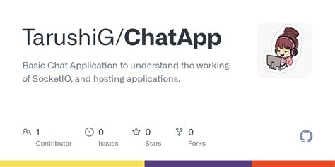 GitHub TarushiG ChatApp Basic Chat Application To Understand The Working Of SocketIO And