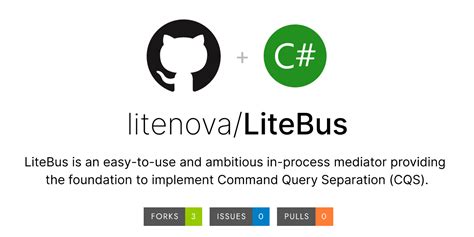 GitHub Litenova LiteBus LiteBus Is An Easy To Use And Ambitious In Process Mediator Providing