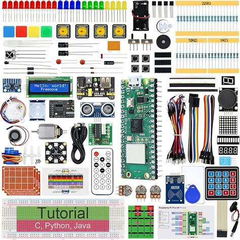 Freenove Ultimate Starter Kit For Raspberry Pi Pico W 687 Page