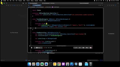 Macos Development With Appkit 68 Touch Bars And Touch Bar Items