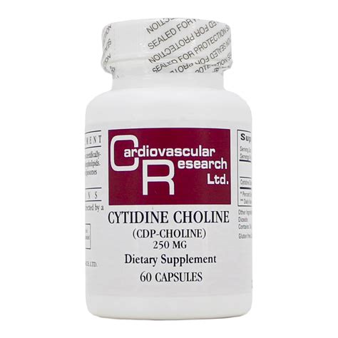Cytidine Cholinecdp 250mg 60 Capsules Spectrum Supplements