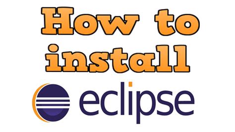 How To Install Eclipse Ide Java Programming Youtube