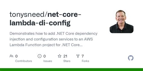 Github Tonysneednet Core Lambda Di Config Demonstrates How To Add Net Core Dependency