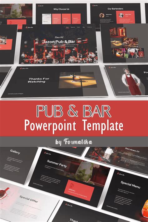 Pub And Bar Powerpoint Template Masterbundles
