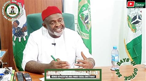💥 Hon Joshua Chinedu Obika 1 Year Achievements As Member Representing
