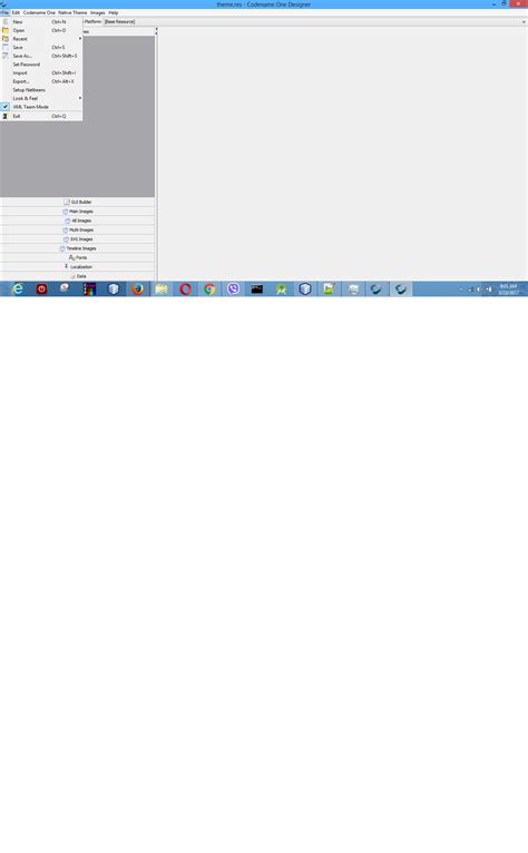 Codenameone Some Forms Shown A Blank In A Designer Codenaone Stack