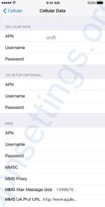 Unifi APN Settings For IPhone IPad 2025 5G 4G APN Settings