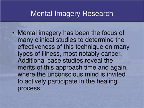 Ppt Mental Imagery And Visualization Powerpoint Presentation Free Download Id