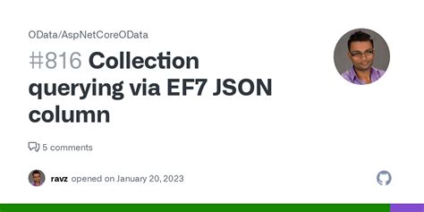 collection querying via ef7 json column · issue 816 · odata