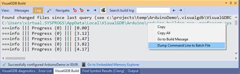 Advanced Arduino Project Structure VisualGDB Documentation