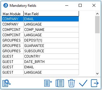 Mandatory Field