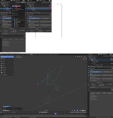 Cannot Enter Pose Mode With An Avatar With A Grayed Out Name Blender Stack Exchange