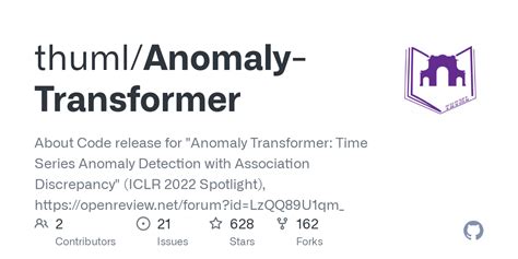 Issues Thuml Anomaly Transformer Github