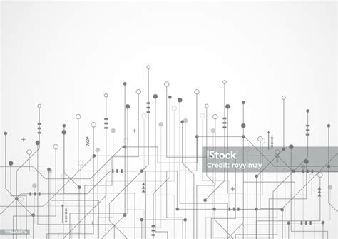 기술 회로 보드 텍스처와 추상적인 배경입니다 전자 마더보드 그림입니다 통신 및 공학 개념입니다 벡터 일러스트 레이 션 0명에