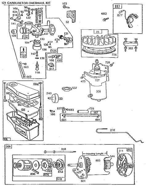 Exploring the Ins and Outs of the 8 HP Briggs and Stratton Parts Diagram