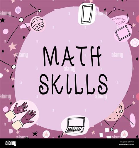 Sign Displaying Math Skills Concept Meaning Starting To Learn How To Count Numbers Add Divide