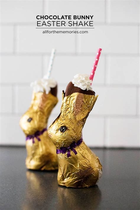 Chocolate Bunny Easter Shake Easter Cocktails Easter Drink