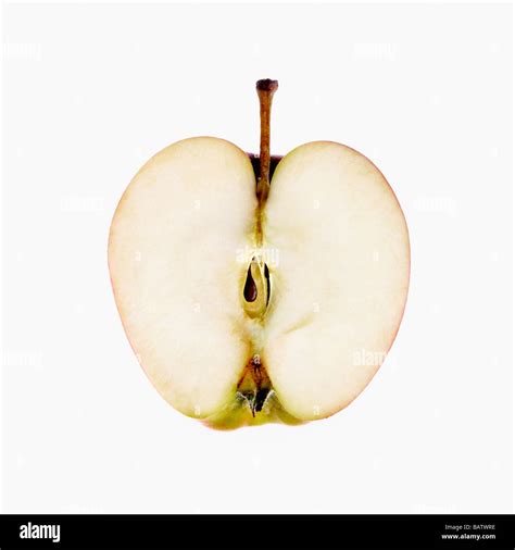 Cross Section Of Apple Stock Photo Alamy