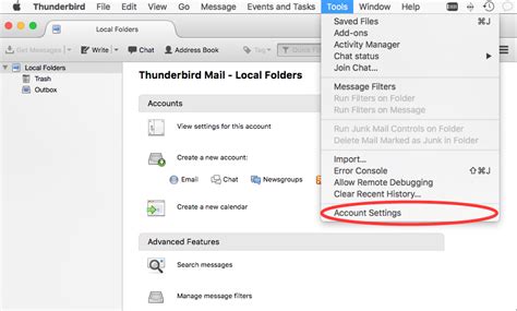 Configurer Thunderbird En IMAP Avec SSL Accueil Base De Connaissances