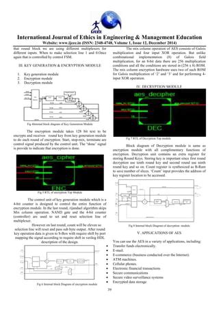 Hardware Implementation Of Aes Encryption And Decryption For Low Area Low Power Consumption