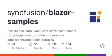 Github Syncfusionblazor Samples Explore And Learn Syncfusion Blazor