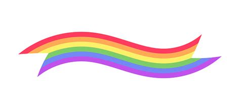 추상적인 무지개 리본 또는 배너 Lgbt 프라이드 깃발 프라이드의 달 그래픽 포스터 디자인 요소 템플릿입니다 0명에 대한 스톡 벡터 아트 및 기타 이미지 Istock