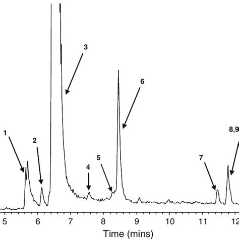 Total Ion Chromatogram Tic From Lc Fticr Ms Analysis Of Cediranib Download Scientific
