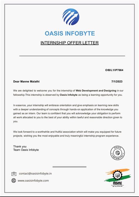 malathi manne on linkedin oasisinfobyte webdevelopment connections