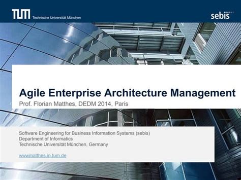 Enterprise Architecture The Agile Way Ppt