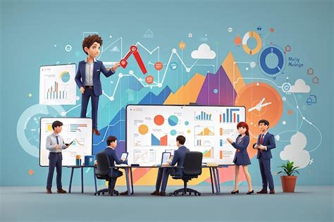 Premium Photo Big Data Analysis Strategy Concept Marketing Analytics