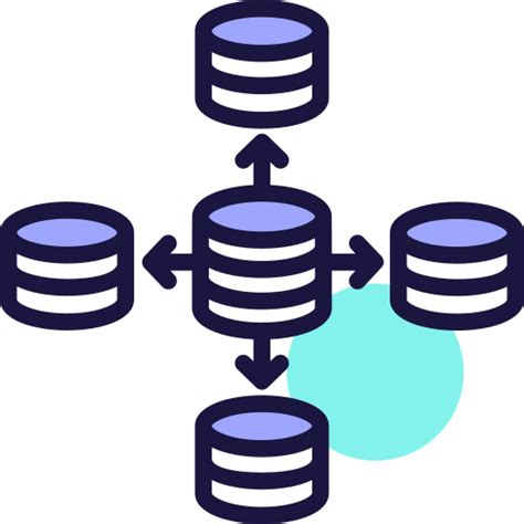 Distributed database Generic Rounded Shapes icon