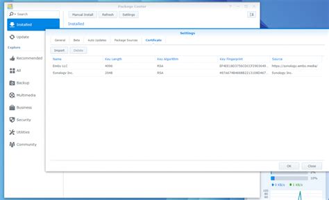 unable to update emby server on synology nas synology emby community
