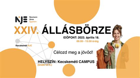 Nje ÁllÁsbÖrze 2023 Gamf Kar Neumann János Egyetem