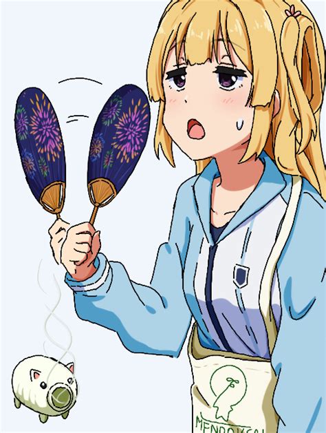 Igashiko Fujima Sakura 227 1girl Bag Blonde Hair Emblem From