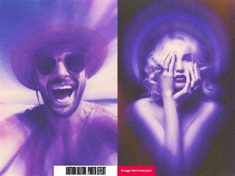 Premium Psd Motion Glitch Photo Effect For Poster