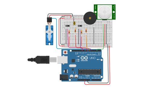 Circuit Design Práctica Servomotor Vale Flores A01733719 Tinkercad