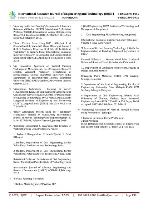 Internet Of Things Iot Based Plant Monitoring System In An Aeroponics Vertical Farming