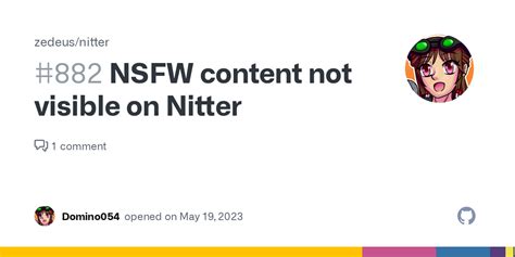 Nsfw Content Not Visible On Nitter · Issue 882 · Zedeusnitter · Github