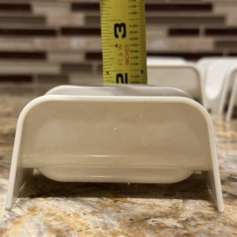 Mint Vintage Tupperware Stackable Taco Holders Set Of 6 Ivory White