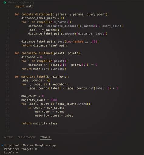 Built A Machine Learning Classifier Knn K Nearest Neighbor From The