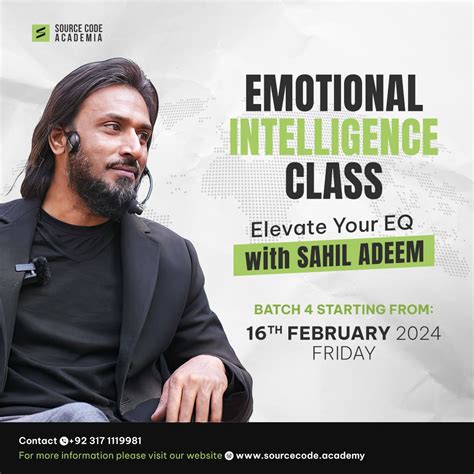 Source Code Academia On Linkedin Emotional Intelligence With Sahil Adeem Is A 12 Month Course