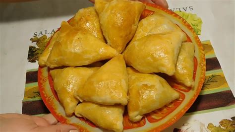 Самса из готового слоеного теста с курицей Youtube