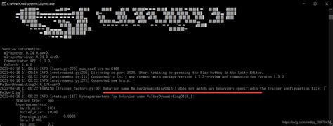 Ml Agents Pytorch遇到的问题mlagentstrainersexception