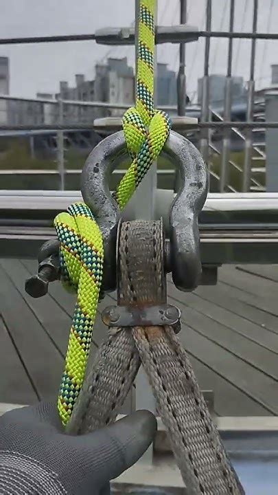 로프실험 자일 샤클사용 젠다이 달비계 하강 결과 Youtube