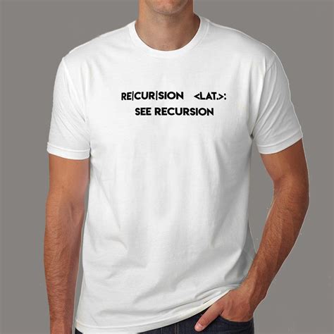 Recursion T Shirt For Men