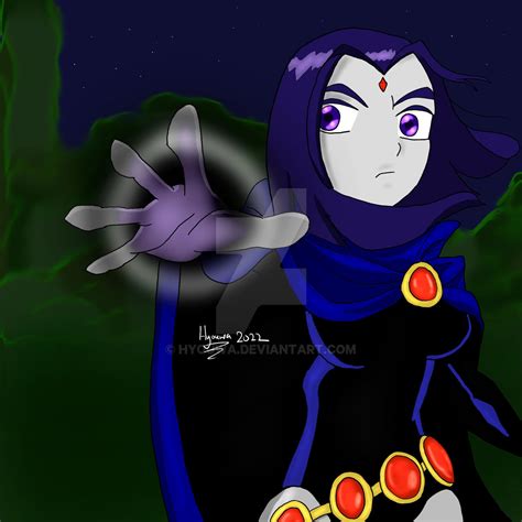 Spell Casting Raven Teen Titans By Hyouwa On Deviantart