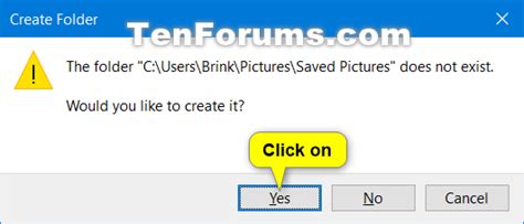 Change Or Restore Default Location Of Saved Pictures In Windows Tutorials
