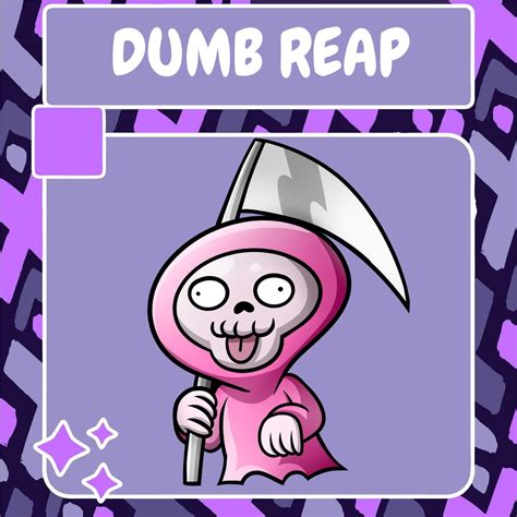Dumb Reaper Emote Twitch Emote Youtube Emote Discord Emote Community Emote Streamer