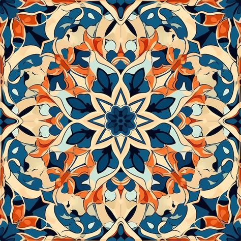 Premium Ai Image Arabesque Pattern